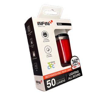 خرید چراغ دوچرخه عقب اینفینی infini مدل I-280R-TRON - چرخیران