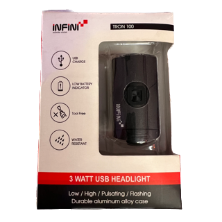 چراغ جلو دوچرخه اینفینی INFINI مدل I-280P TRON 100