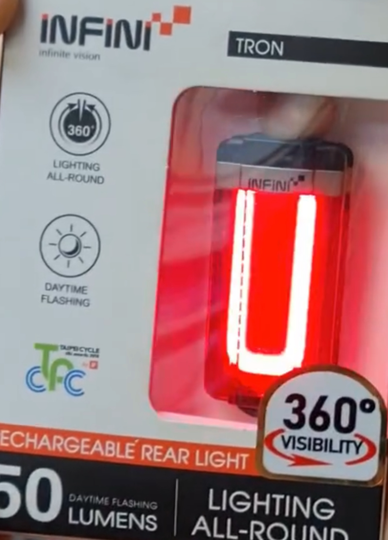 خرید چراغ دوچرخه عقب اینفینی infini مدل I-280R-TRON - چرخیران